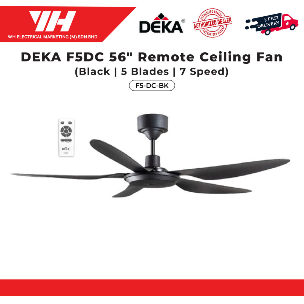 DEKA F5DC 56″ DC 7 SPEED REMOTE CEILING FAN - whgrouponline.com